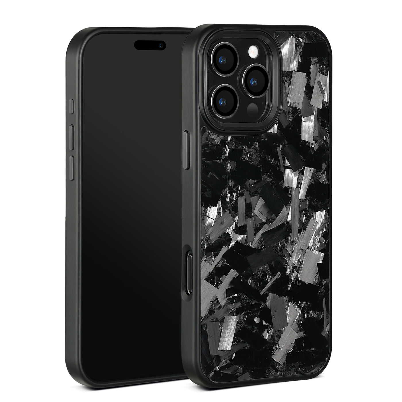 Black Forged Carbon iPhone Case