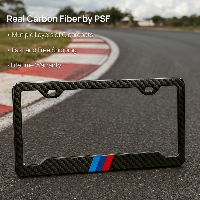 M Stripes Carbon Fiber Plate Frame